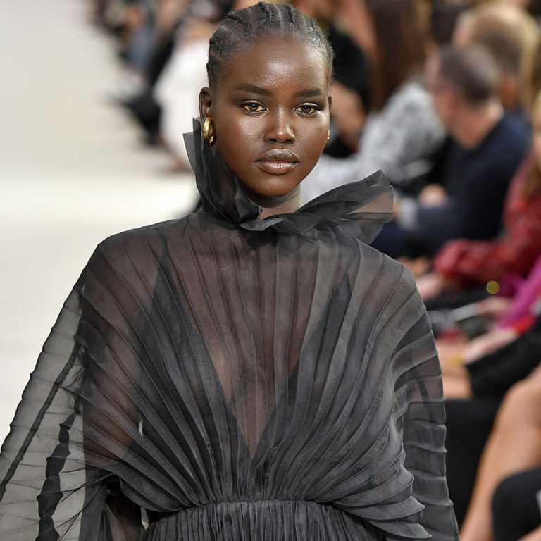 Adut Akech Wins Model of the Year at British Fashion Awards - Urban ...