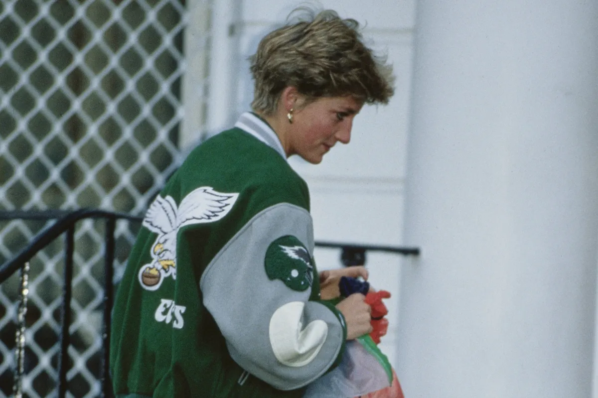 Why is Princess Diana’s Iconic Philadelphia Eagles Jacket Trending ...